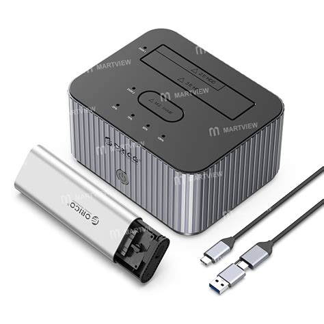 Orico It28e C 2 Bay Hard Drive Docking Station For M 2 Nvme Ssd And 2 5 Inch Ssd Hdd And 3 5 Inch