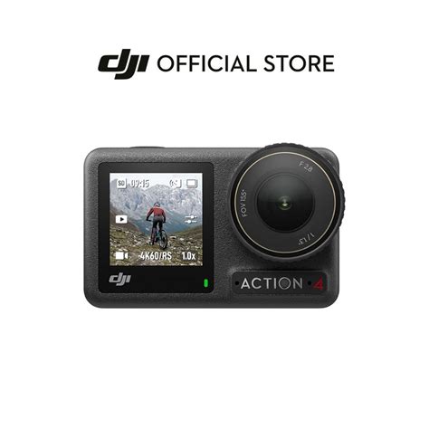 Jual Dji Osmo Action 4 Action Camera 1 1 3 Inch Sensor And Stunning Low Light Imaging 10 Bit