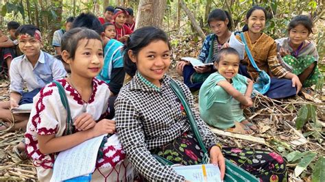 Update School Under Burma Army Fire Taking Exams In Hiding