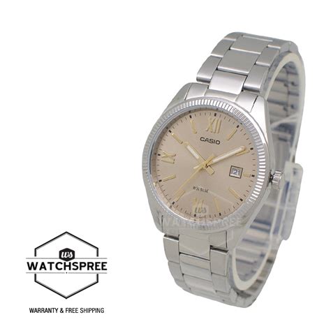Casio Mens Analog Stainless Steel Band Watch Mtp1302dd 9a Mtp 1302dd 9a Watchspree
