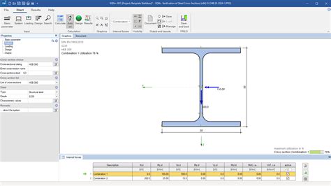 Verification Of Steel Cross Sections I Frilo