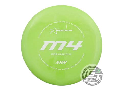 Used Prodigy Discs 500 M4 180g Lime White Stamp Midrange Golf Disc