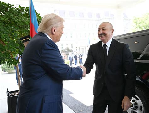 Ilham Aliyev Arrived At The White House Official Web Site Of