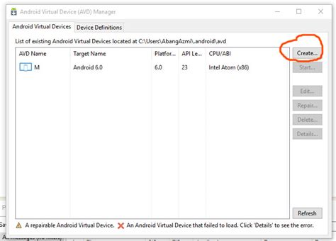 Eclipse Membuat Emulator Android