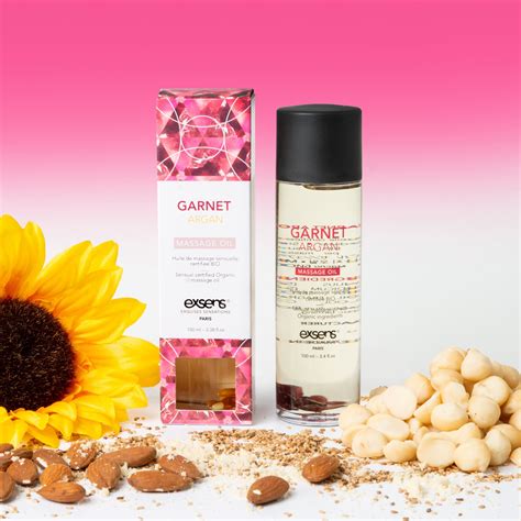 Organic Massage Oilgarnet Argan Exsens