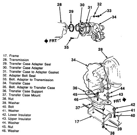 Gm Transfer Case Diagram At Elijah Gannon Blog