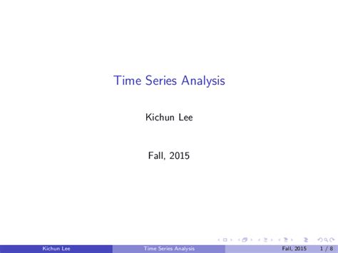 Time Series Time Series Time Series Docsity