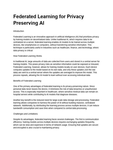 Privacy Preserving Ai Pdf Artificial Intelligence Intelligence