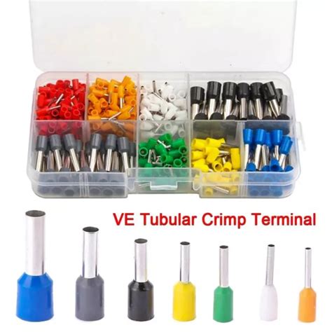 end connector ve tubular insulated terminator crimp terminals tube