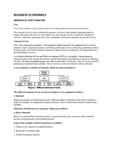 Module 3 Cost And Classification Pdf Cost Expense