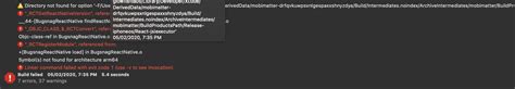v2 23 3 does not compile for ios · issue 433 · bugsnag bugsnag react