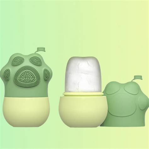 고양이 발톱 캡슐 얼굴 얼음 압축 마사지 얼음 롤러 모델 얼굴 얼음 격자 적용 뷰티 메이크업 용품 얼굴 관리 도구 스킨 케어 도구