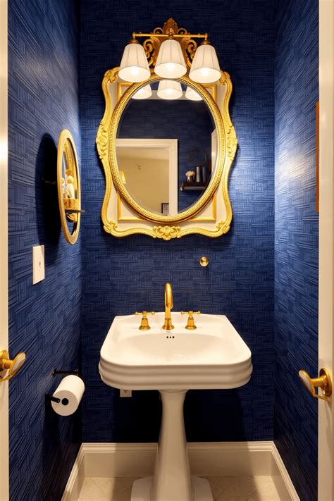25 Stunning Blue Powder Room Design Ideas Engineers And Architects
