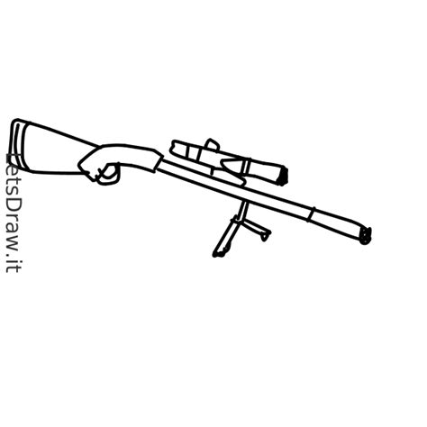 How To Draw Sniper LetsDrawIt How To Draw Sniper LetsDrawIt
