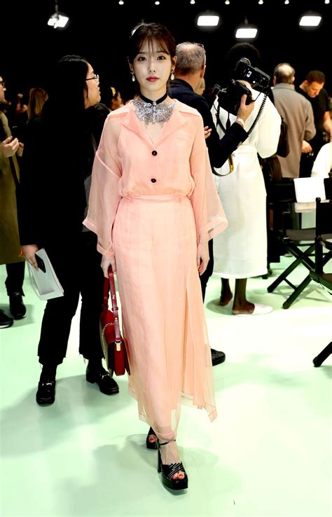 K Pop Star Iu Stole The Show In Guccis Front Row Vogue