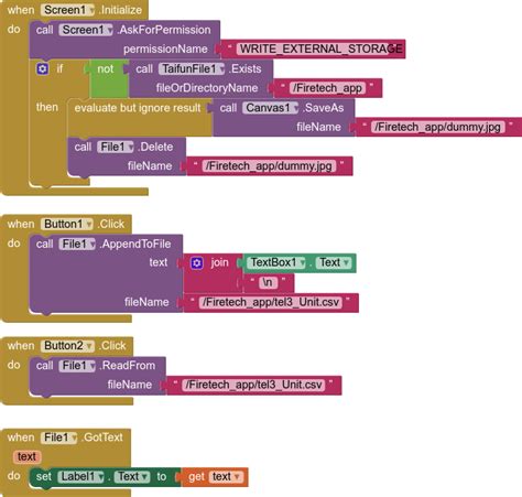 Cannot Create File After App Inventor Update Mit App Inventor Help