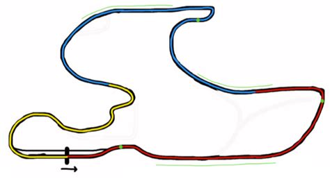 Created A Custom F1 Circuit With Sectors Out Of My Old Elementary
