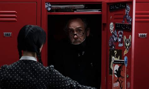 Tim Burton Behind The Scenes Of Wednesday Rwednesdaytvseries