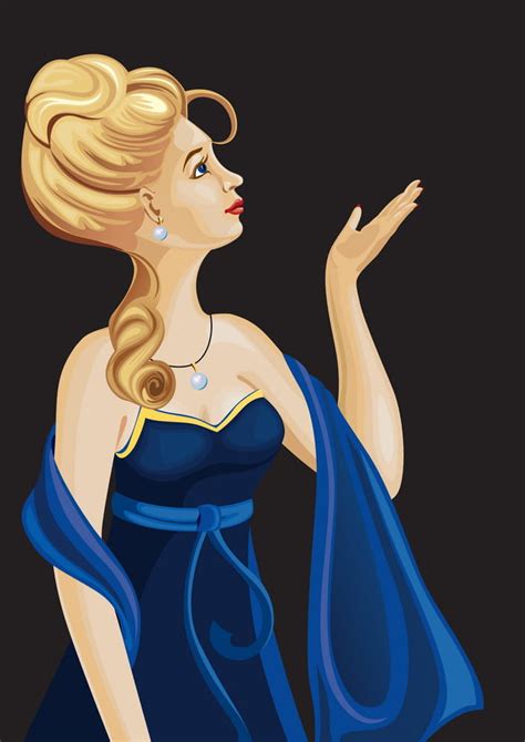 하늘을 올려다 보는 파란 공 가운에 소녀 벡터 Eps Ai Uidownload