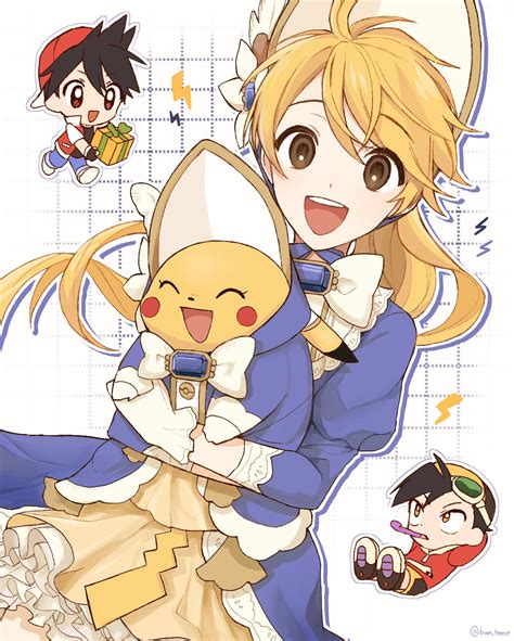 Pikachu Red Ethan Yellow Cosplay Pikachu And More Pokemon And More Drawn By Silber