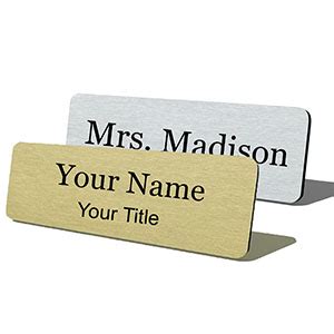 Lasercrafting Business Name Tag Id Badge Custom Engraved