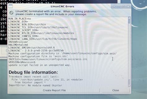 getting error messages when updating to linuxcnc 2 9 and 7i96 issues