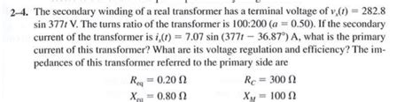 Solved For Problem 2 4 In The Text Draw Vs And Is On A Chegg Com