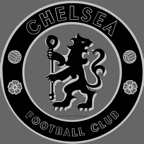 Chelsea Logo Black And White
