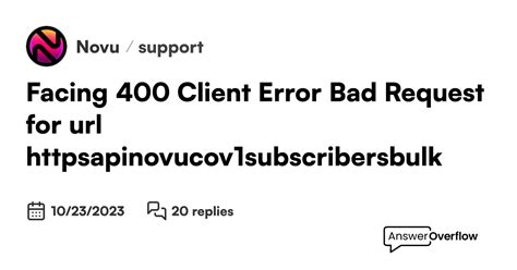 Facing 400 Client Error Bad Request For Url V1
