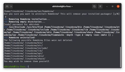 Installing And Using Homebrew Package Manager On Linux