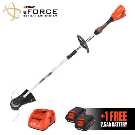 Have A Question About ECHO EFORCE 56V 16 In Brushless Cordless Battery String Trimmer With 2