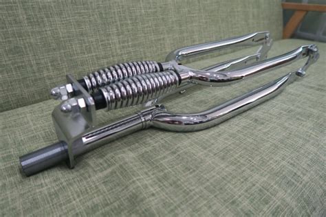 ‘autes 26” Springer Fork 1” Threaded Cruiser Chopper Bike Dual Spring