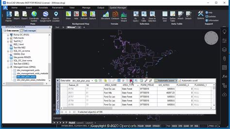 import or load geopackage files bricscad spatial manager blog youtube