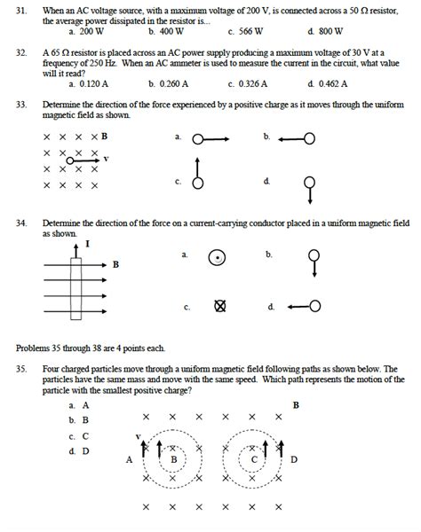 Solved When An AC Voltage Source With A Maximum Voltage Chegg Com
