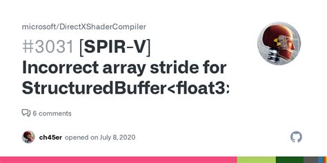 Spir V Incorrect Array Stride For Structuredbuffer · Issue 3031