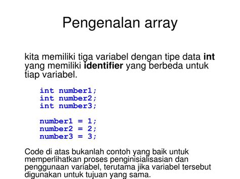 Ppt Java Array Powerpoint Presentation Free Download Id5150258