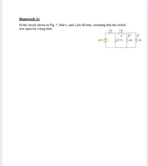 Solved Homework In The Circuit Shown In Fig Find V Chegg