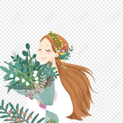 예쁜 여자를 다시 Png 일러스트 및 벡터 이미지 무료 다운로드 Lovepik