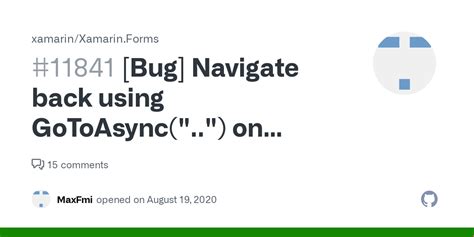 [bug] navigate back using gotoasync on modal pages · issue 11841