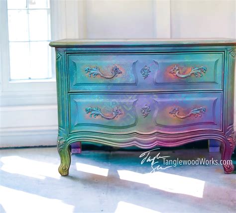 Custom Hand Painted Nightstand Painted Furniture Whimsical Furniture