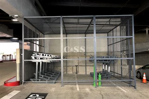 Secure Bike Storage Cage For Downtown San Diego High Rise Candss