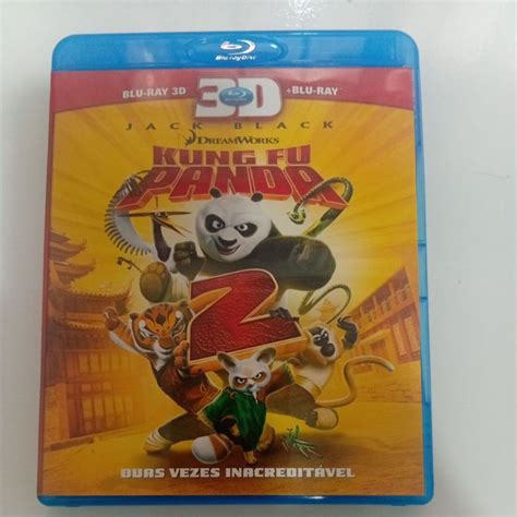 Kung Fu Panda 2 3d Duplo Bluray Mídia Física Original Shopee Brasil