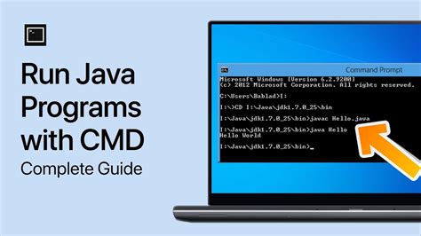How To Run Java Programs With Command Prompt Cmd On Windows Youtube