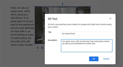 Alt Text In Microsoft Word And Google Docs Proofed S Writing Tips