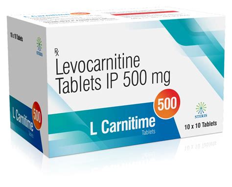 Levocarnitine Tablets Ip 500mg At ₹ 200box Levocarnitine Tablet In