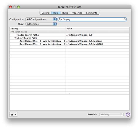 Using Ffmpeg Library With Iphone Sdk For Video Encoding Stack Overflow