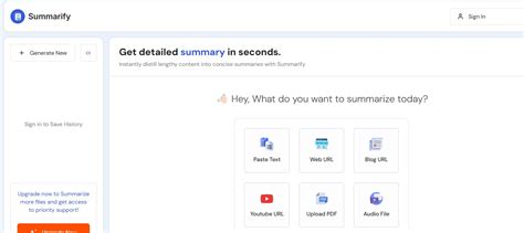 Summarify Ai Powered Summarization For Text Web And Media