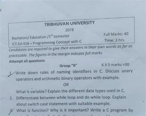 Campus Book Bicte 1semester Final Exam Previous Year Question All