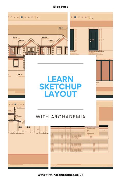 Learn Sketchup Layout Layout Design Skills Learn To Sketch