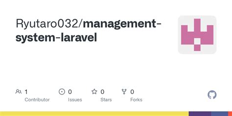 Github Ryutaro032management System Laravel